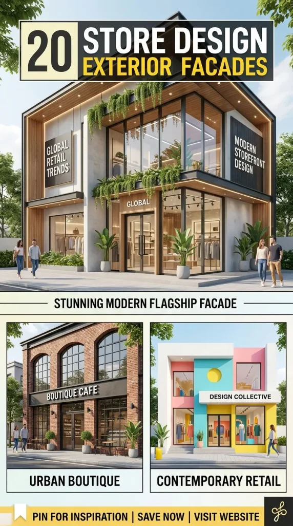 20 Store Design Exterior Facades